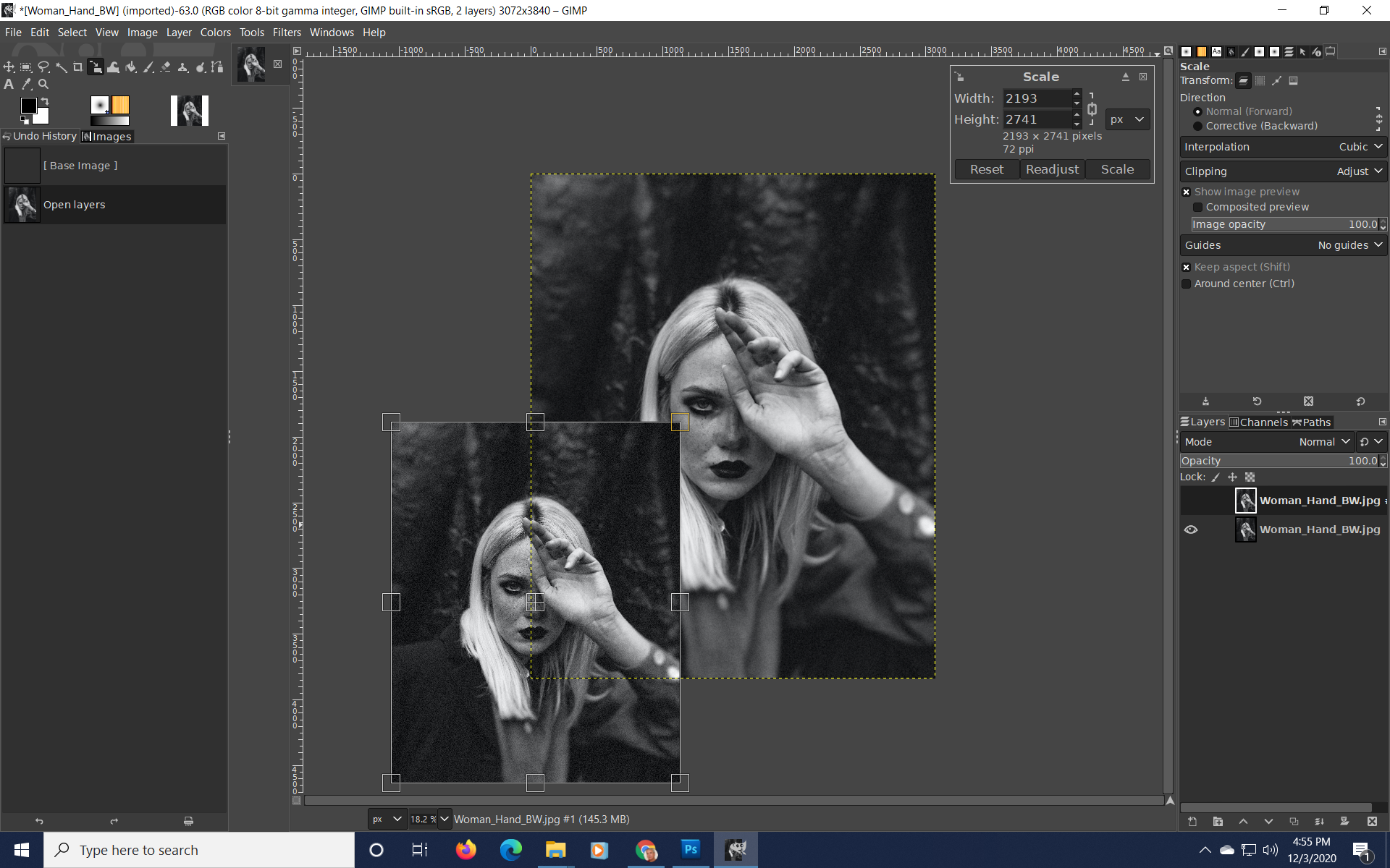 How To Resize A Layer In Gimp Quick And Easy